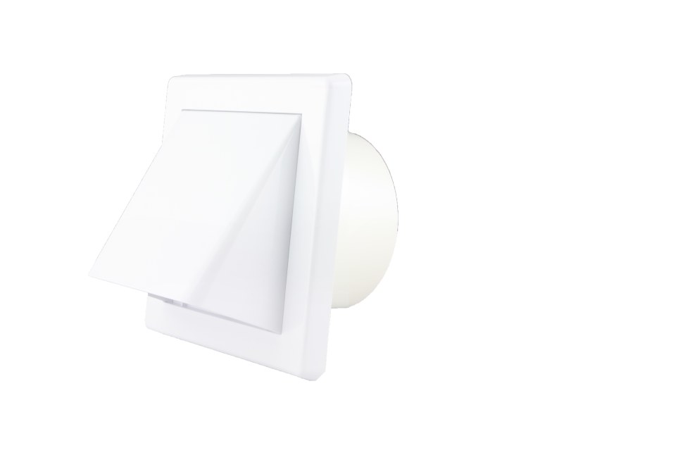 Větrací mřížka gravitační - klapka 175x175 GK/125 bílá - Větrací mřížky ...